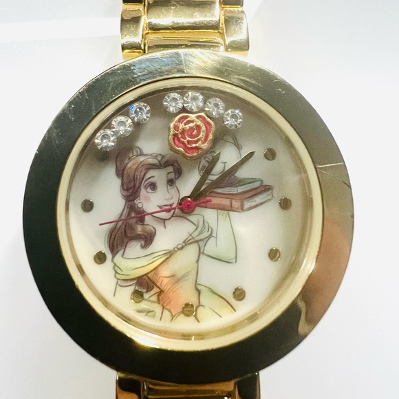 Disney | Accessories | Disney Beauty And The Beast Womens Wrist Watch ...